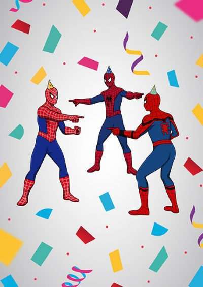Spiderman Meme Birthday Card - Gift Delivery UK