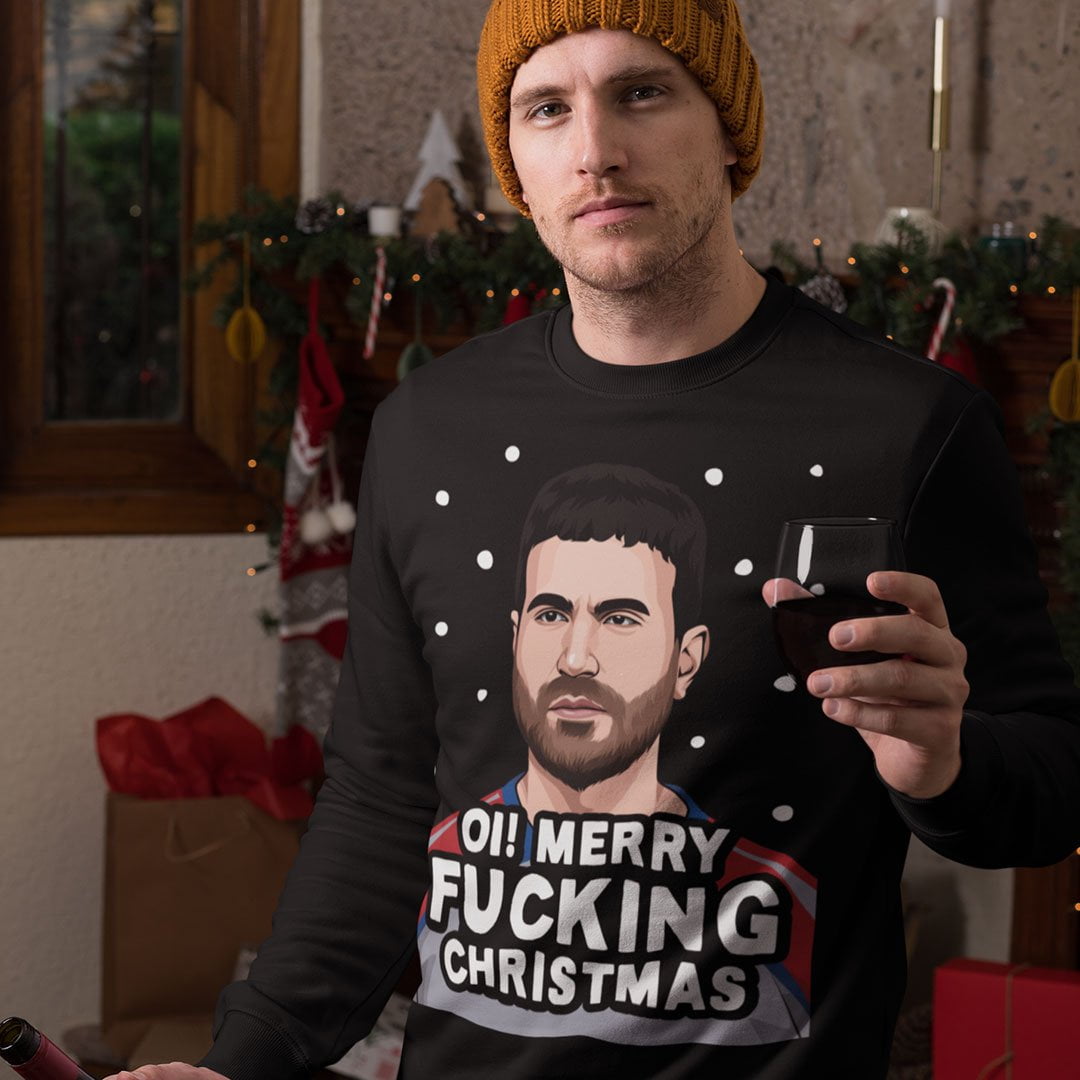 Roy Kent from Ted Lasso Funny Christmas Jumper - Gift Delivery UK