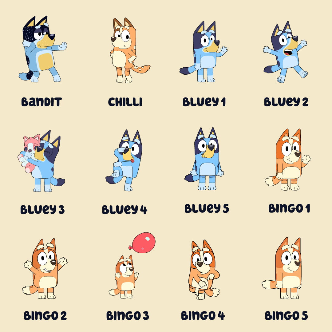Personalised Bluey Character Mug - Gift Delivery UK