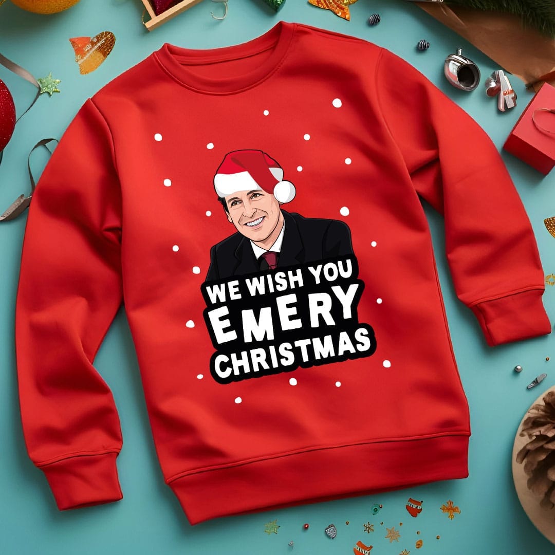 Unai Emery Aston Villa Funny Christmas Jumper - Gift Delivery UK