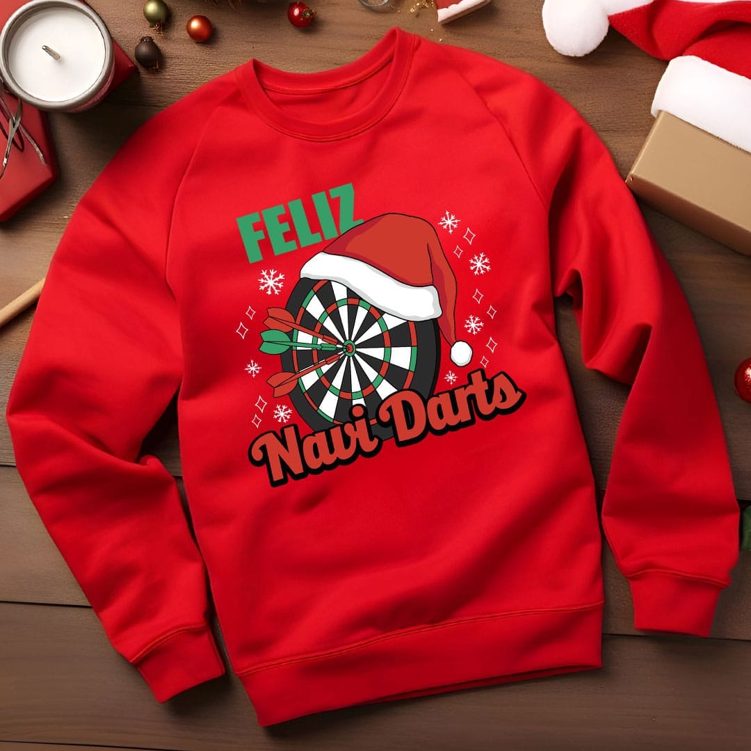 Feliz Navi-Darts Christmas Jumpers - Gift Delivery UK