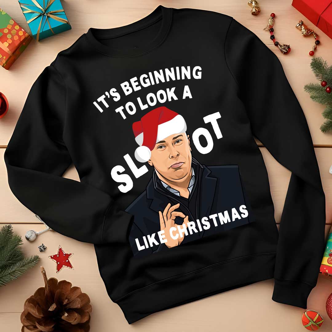 Arne Slot Liverpool FC Funny Christmas Jumper - Gift Delivery UK